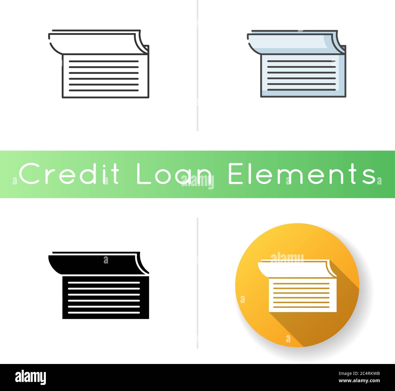 Checkbook icon hi-res stock photography and images - Alamy