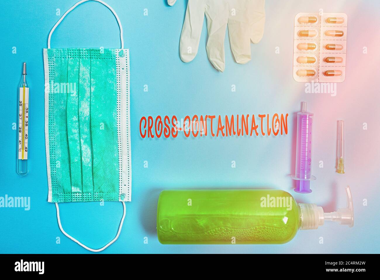 Word writing text Cross Contamination. Business photo showcasing ...