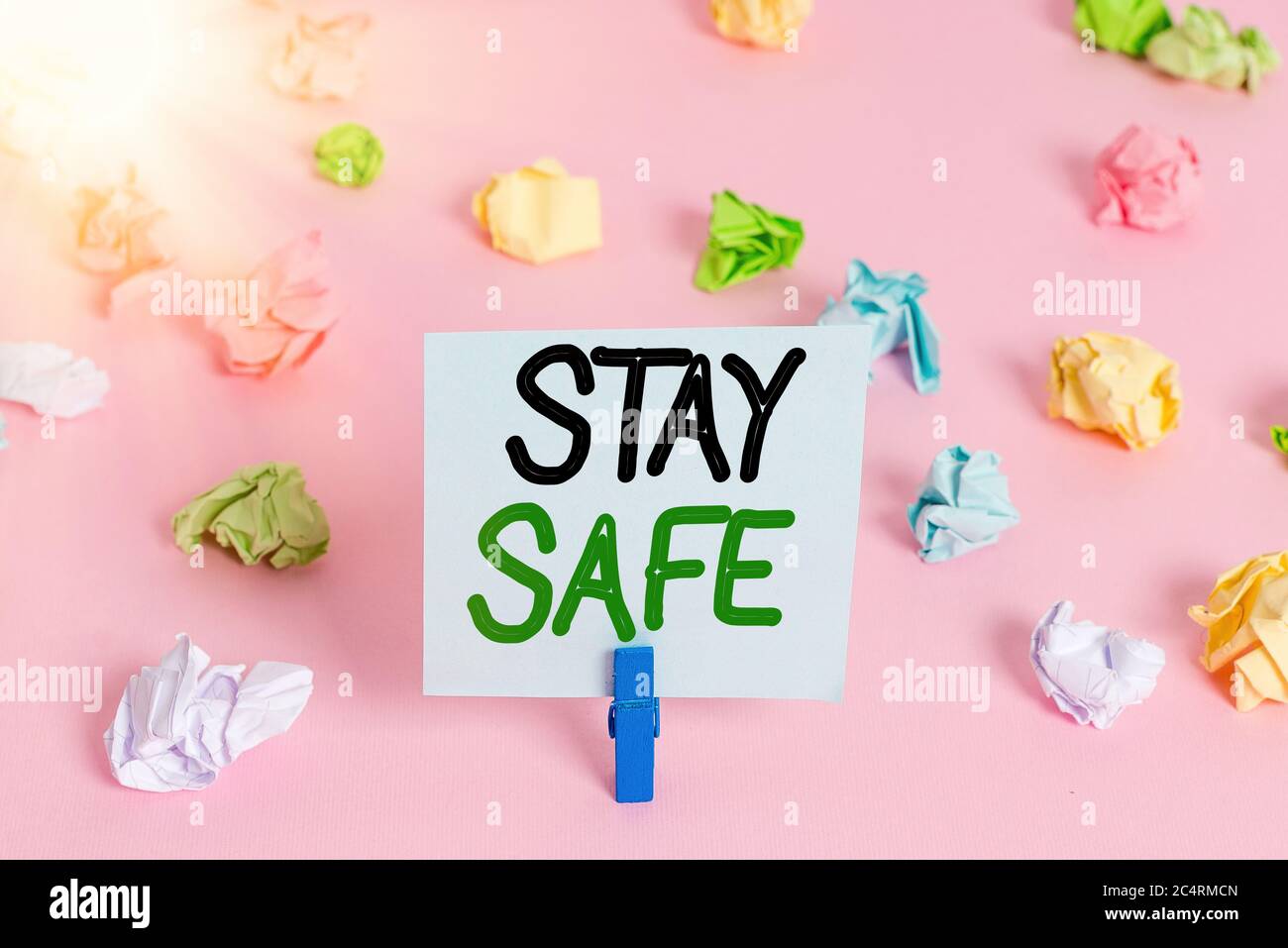 Word writing text Stay Safe. Business photo showcasing secure from ...