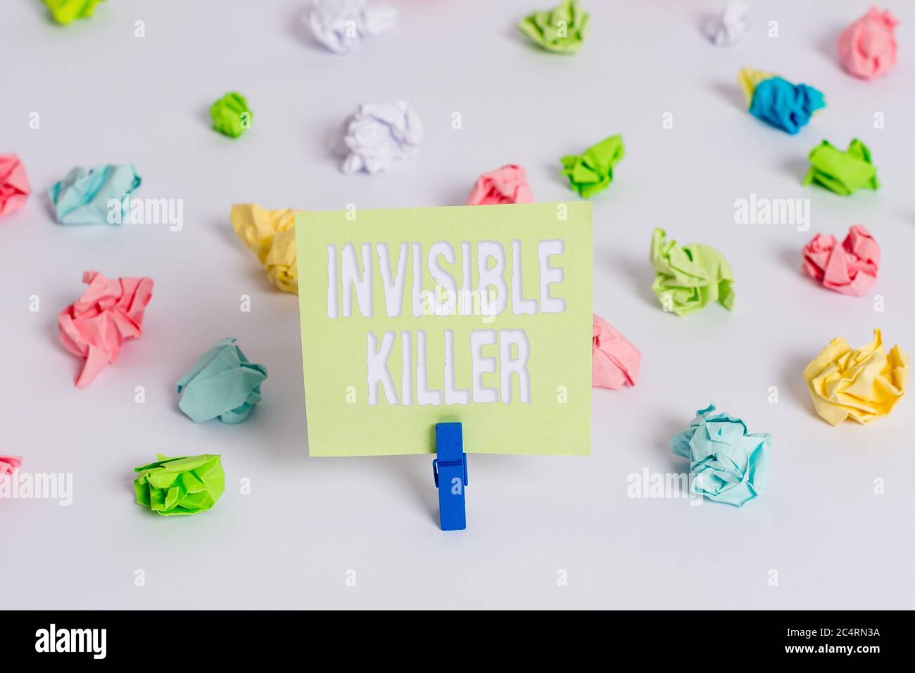 Word writing text Invisible Killer. Business photo showcasing presence ...