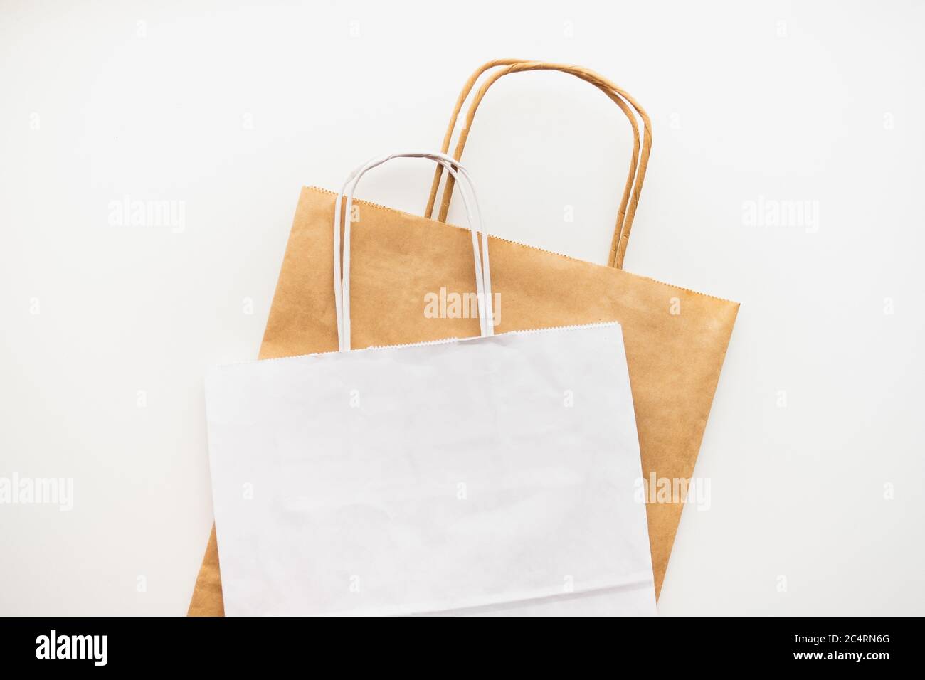 Eco-friendly paper bags Stock Photo - Alamy