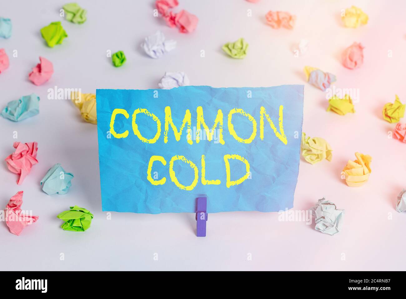 Conceptual hand writing showing Common Cold. Concept meaning viral ...