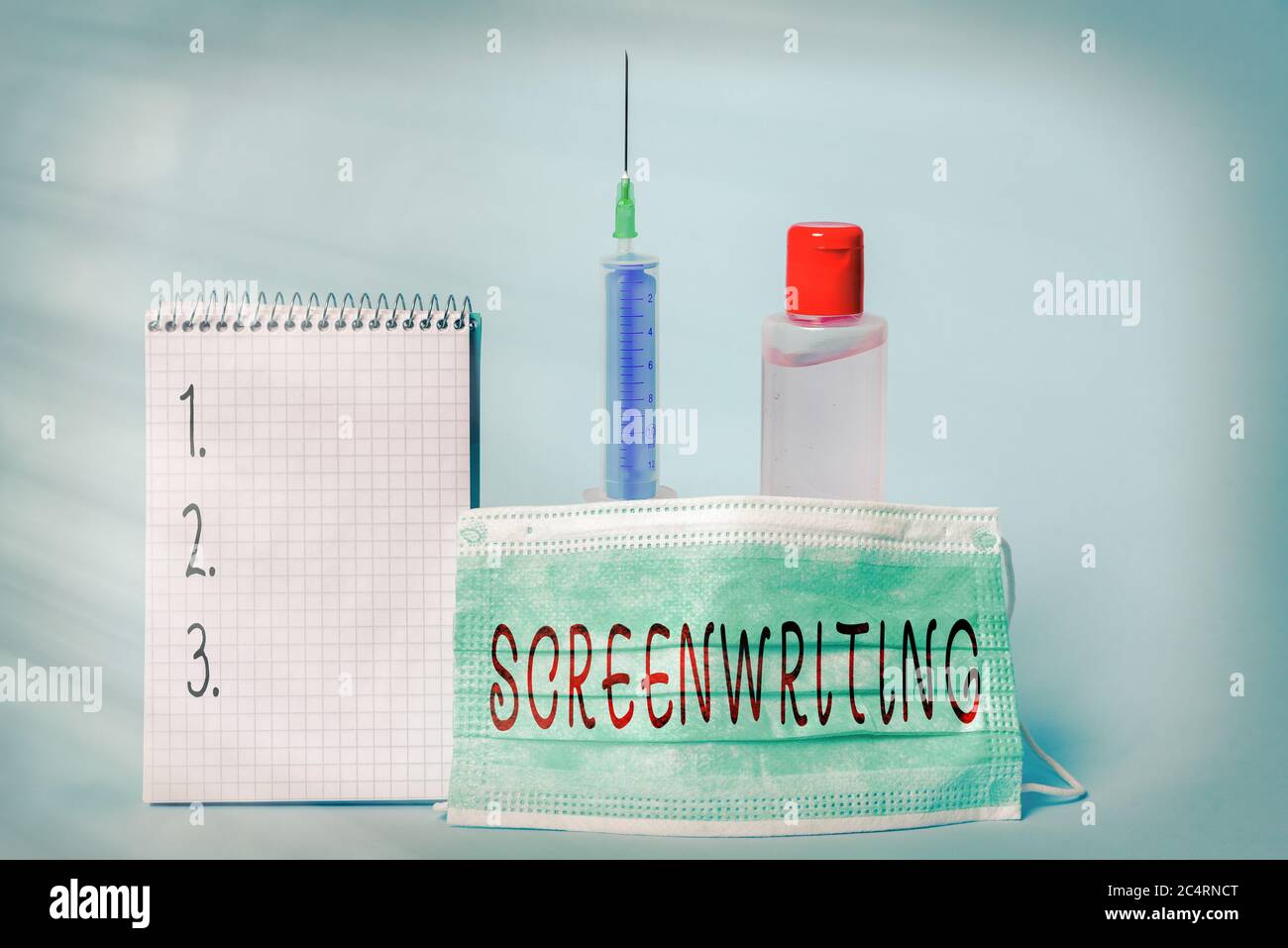 Conceptual hand writing showing Screenwriting. Concept meaning the art ...