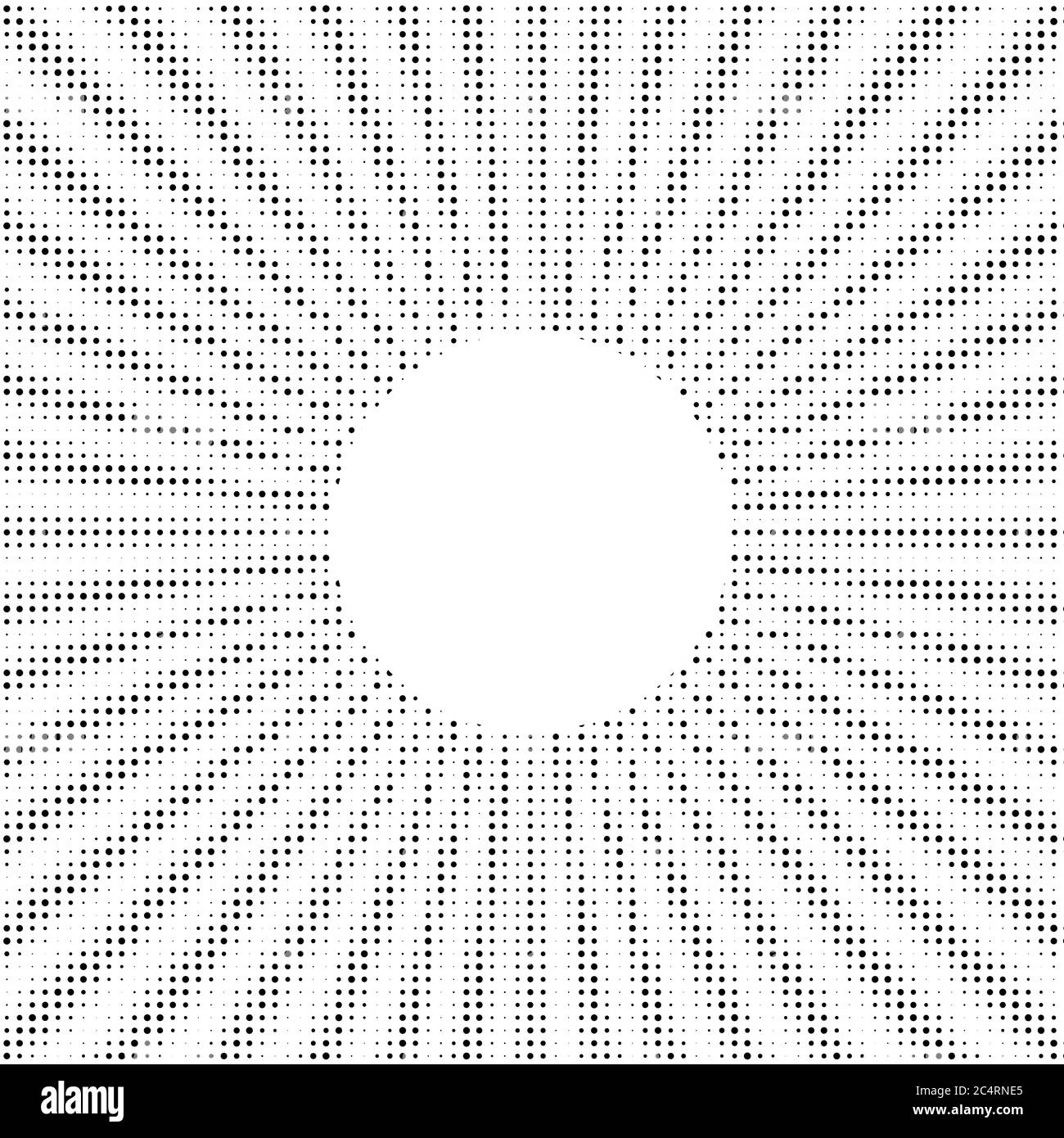 Halftone Dotted Background Circularly Distributed Halftone Effect Vector Pattern Circle Dots