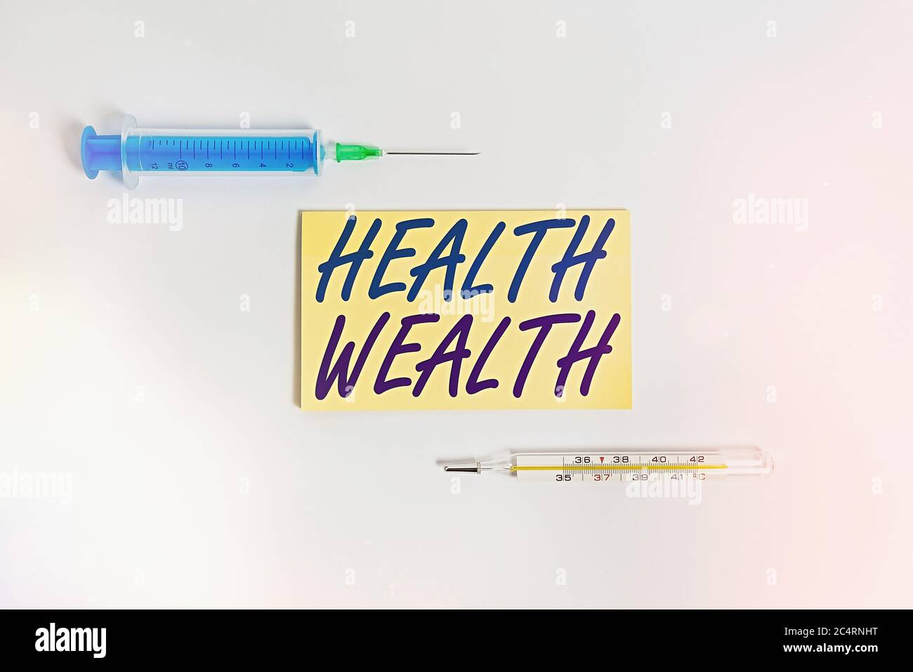 Text sign showing Health Wealth. Business photo showcasing healthy mind ...