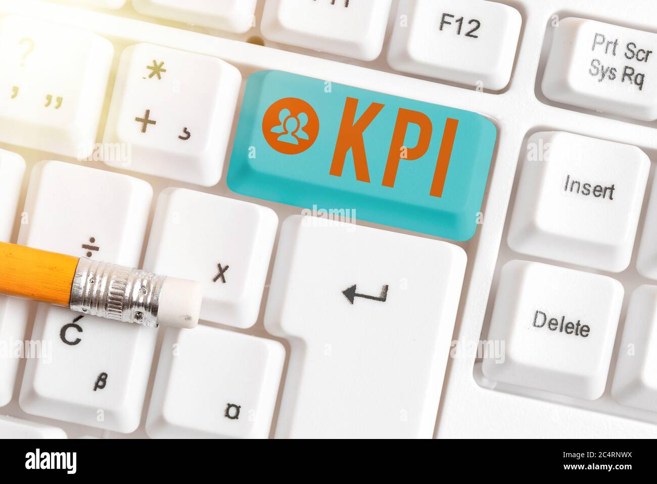Handwriting text writing Kpi. Conceptual photo demonstrates how ...