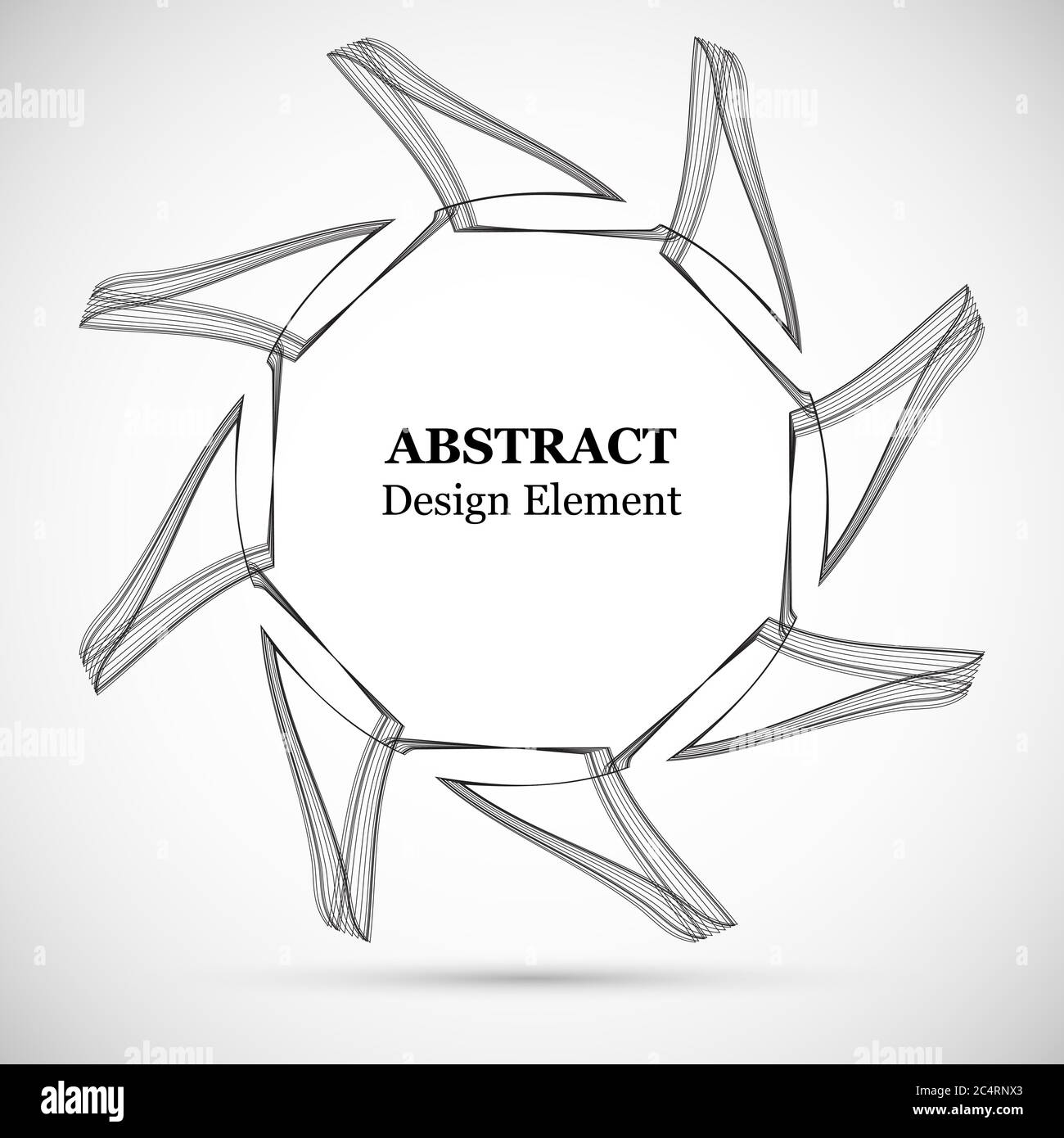 Abstract symmetrical background consisting from lines. Vector pattern ...