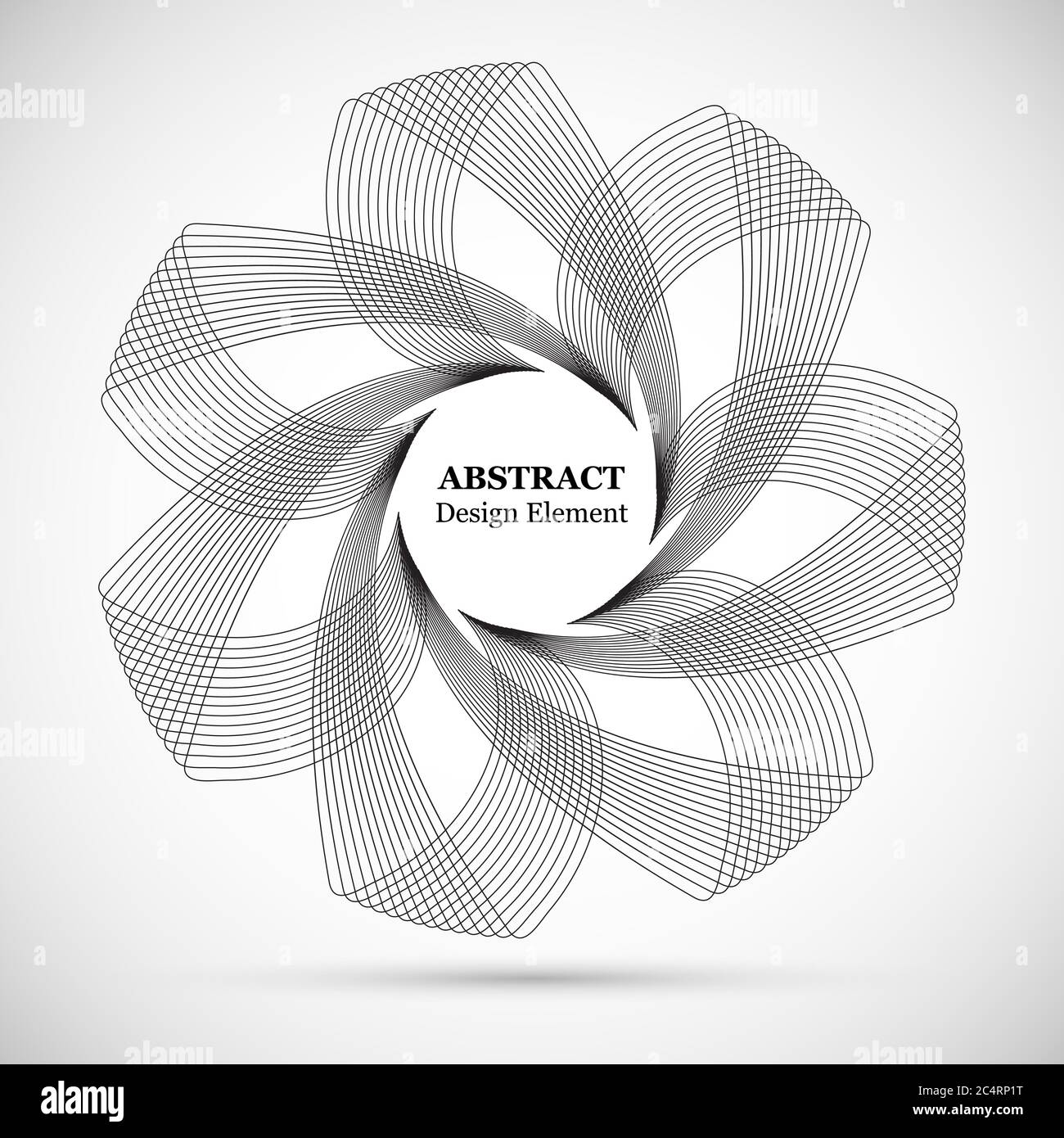 Abstract symmetrical background consisting from lines. Vector pattern ...