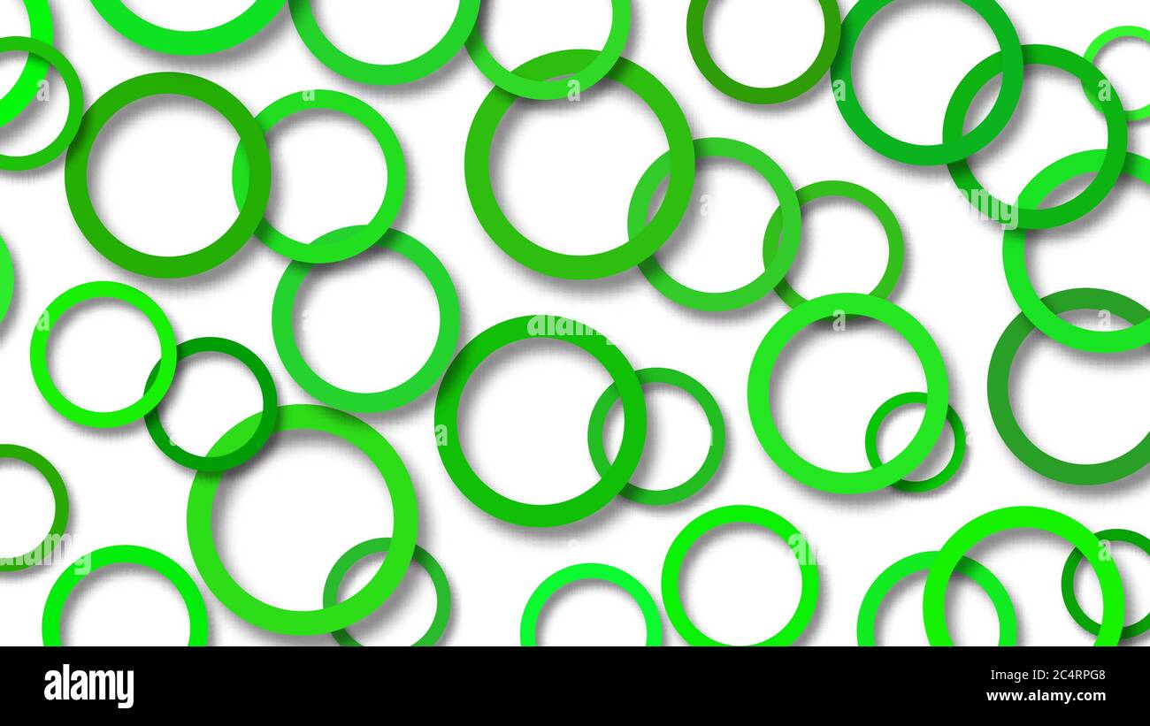 Abstract green circles wallpaper hi-res stock photography and images ...