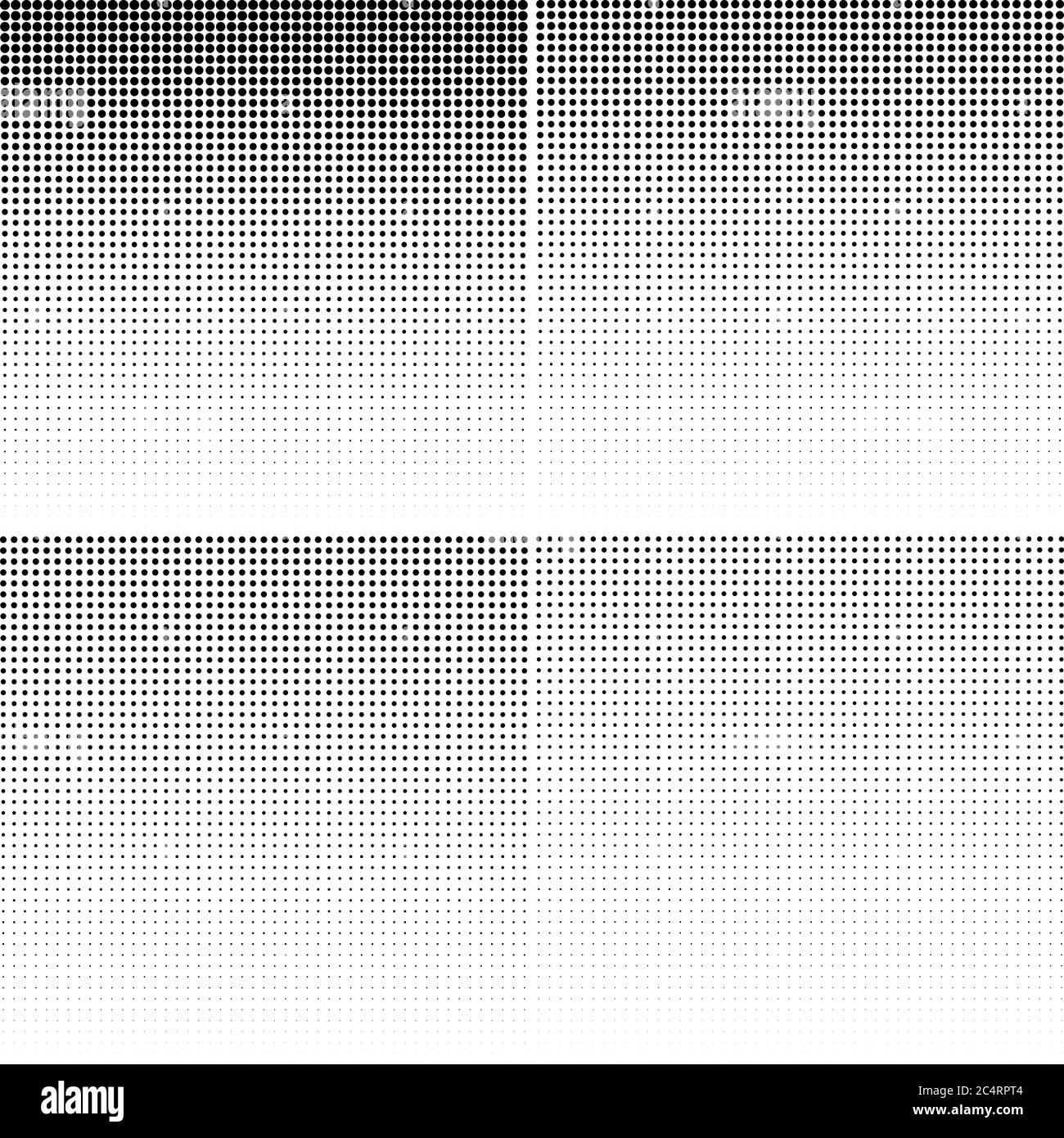 Set of halftone dotted backgrounds. Halftone effect vector patterns ...