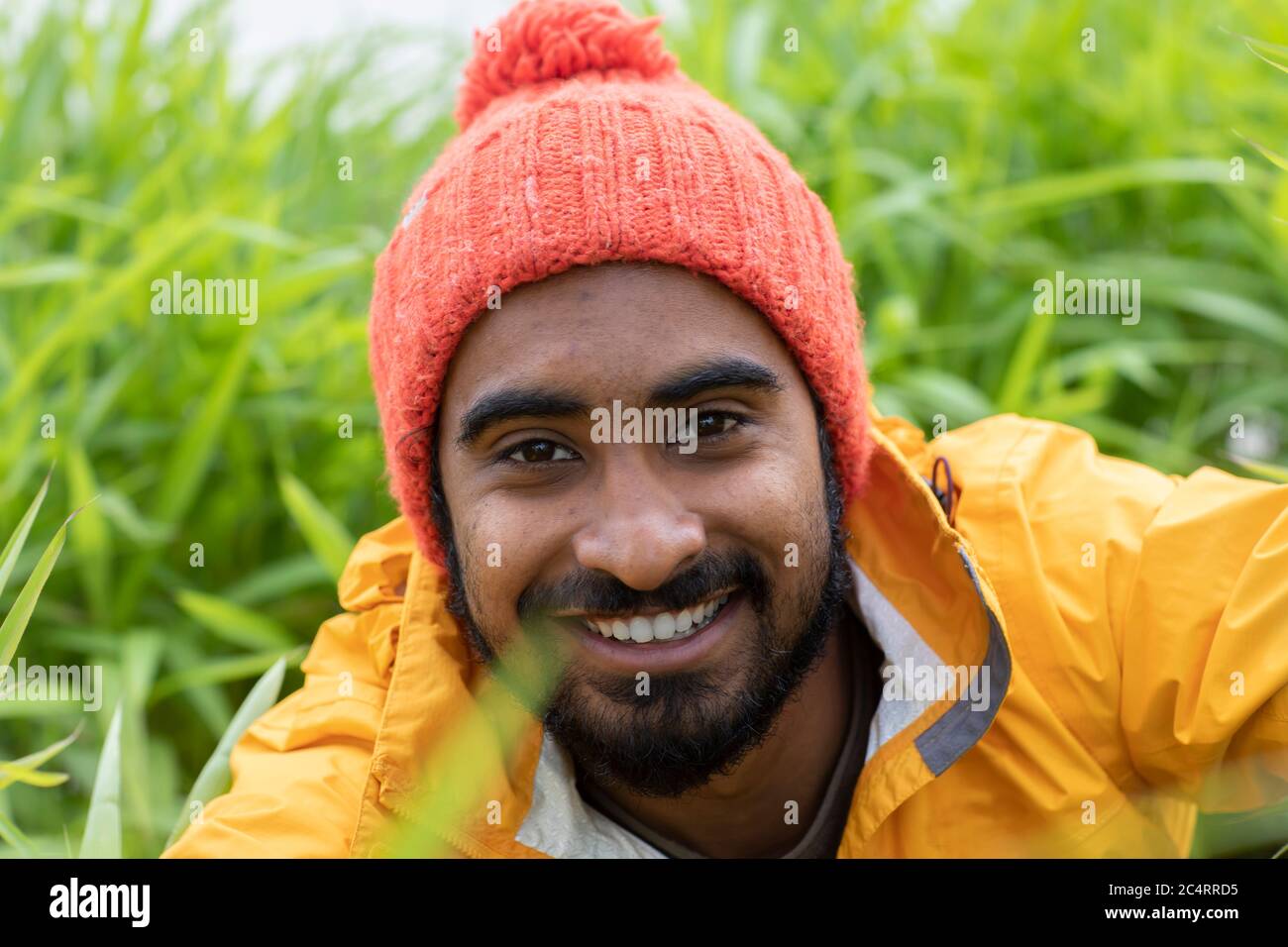 The man with the red cap hi-res stock photography and images - Alamy