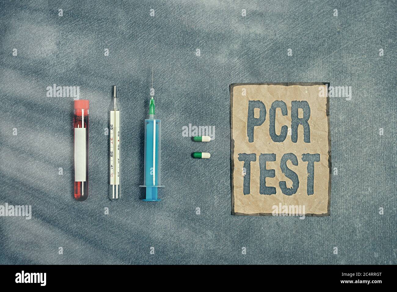 Writing note showing Pcr Test. Business concept for qualitative ...