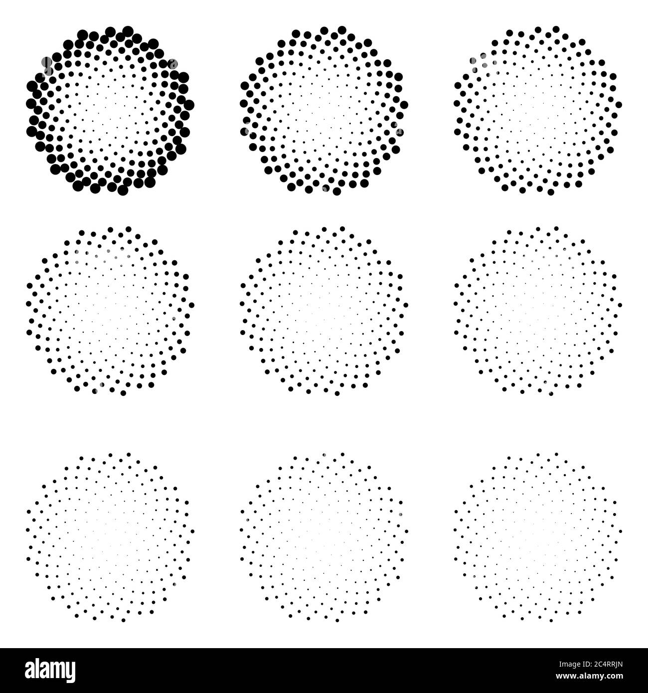 Dotted circles hi-res stock photography and images - Alamy