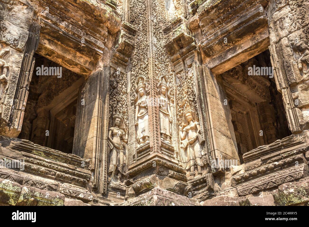 Thommanon temple ruins is Khmer ancient temple in complex Angkor Wat in ...