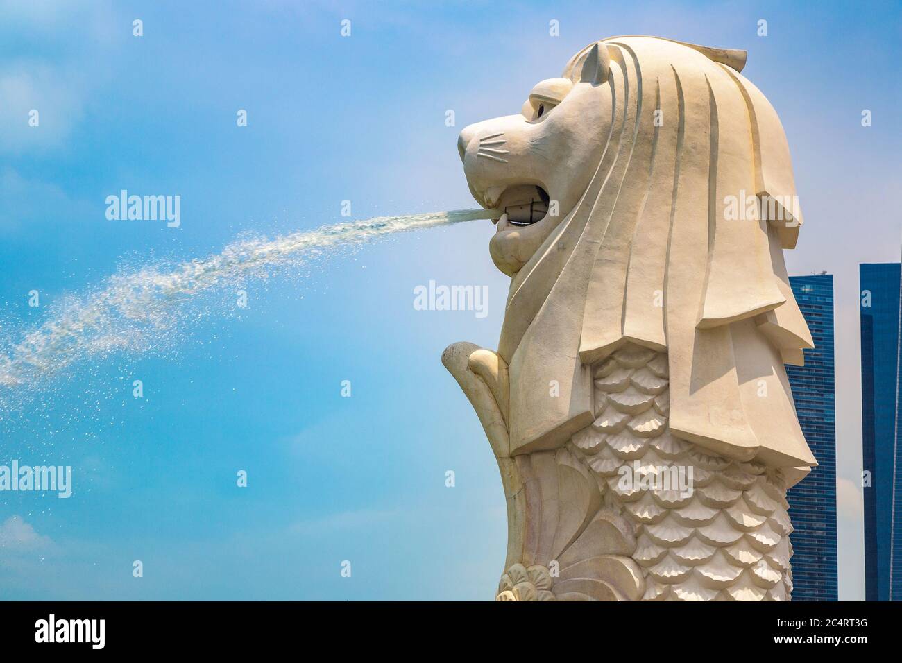 Merlion mouth singapore river hi-res stock photography and images - Alamy