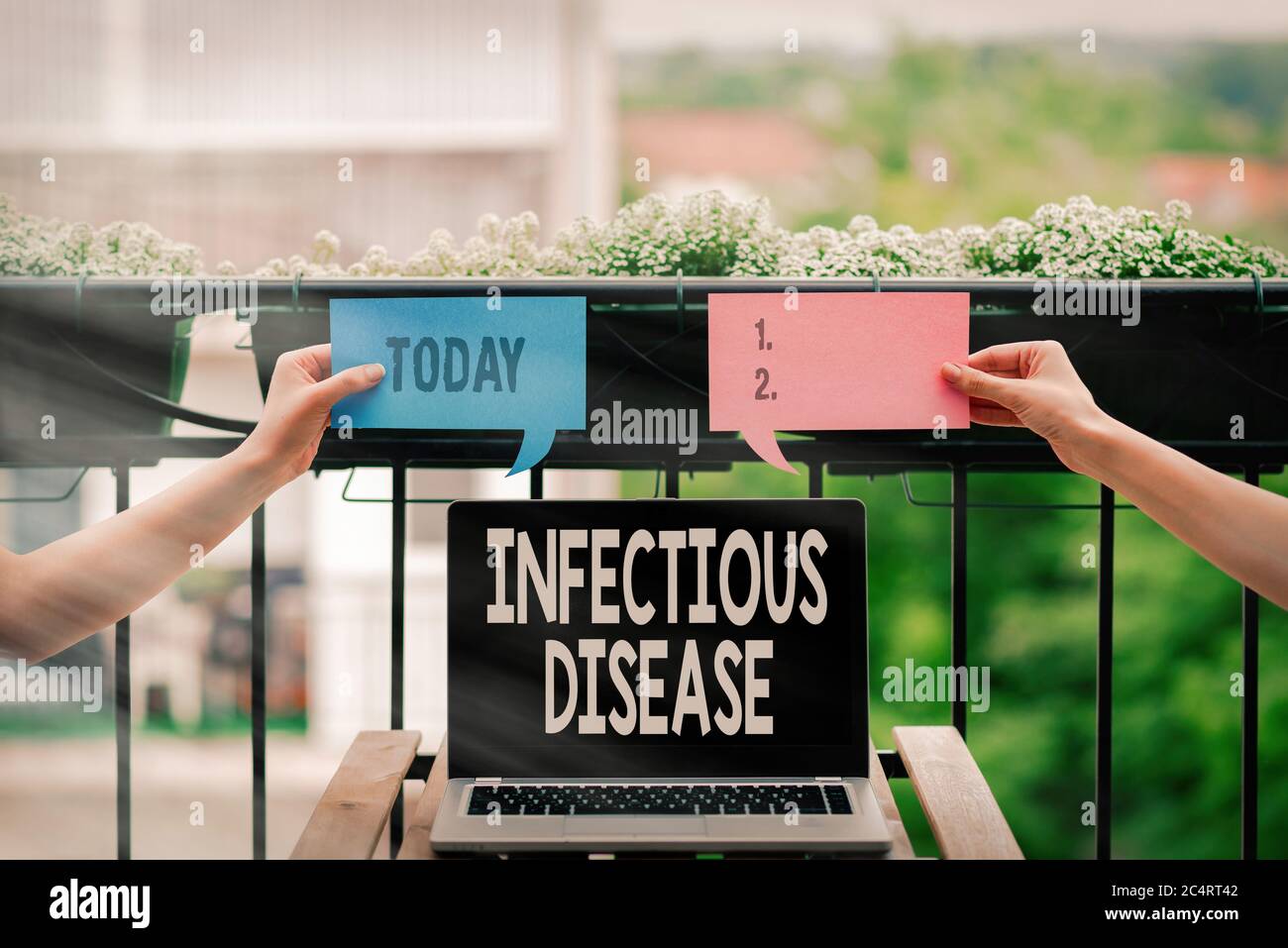 Conceptual hand writing showing Infectious Disease. Concept meaning ...