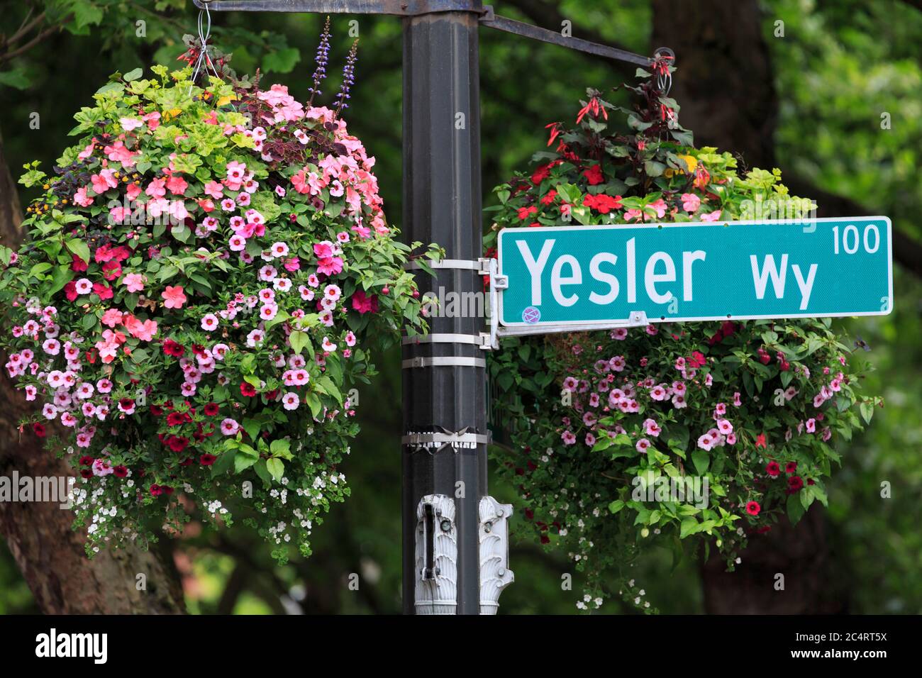 Yesler Way in Pioneer Square District,Seattle,Washington State,USA ...