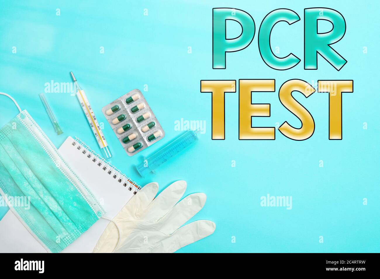 Writing note showing Pcr Test. Business concept for qualitative ...