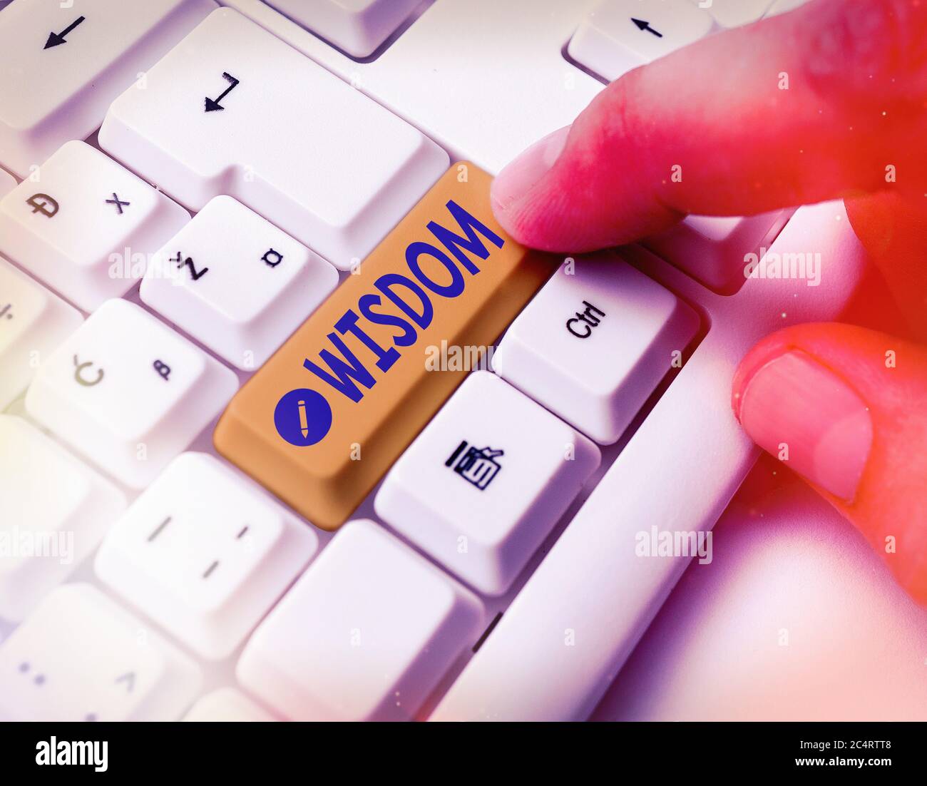 Writing note showing Wisdom. Business concept for body of knowledge and ...