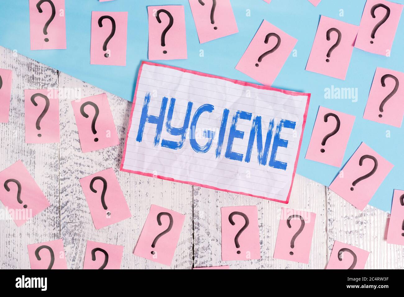 Handwriting text Hygiene. Conceptual photo study of science of the ...