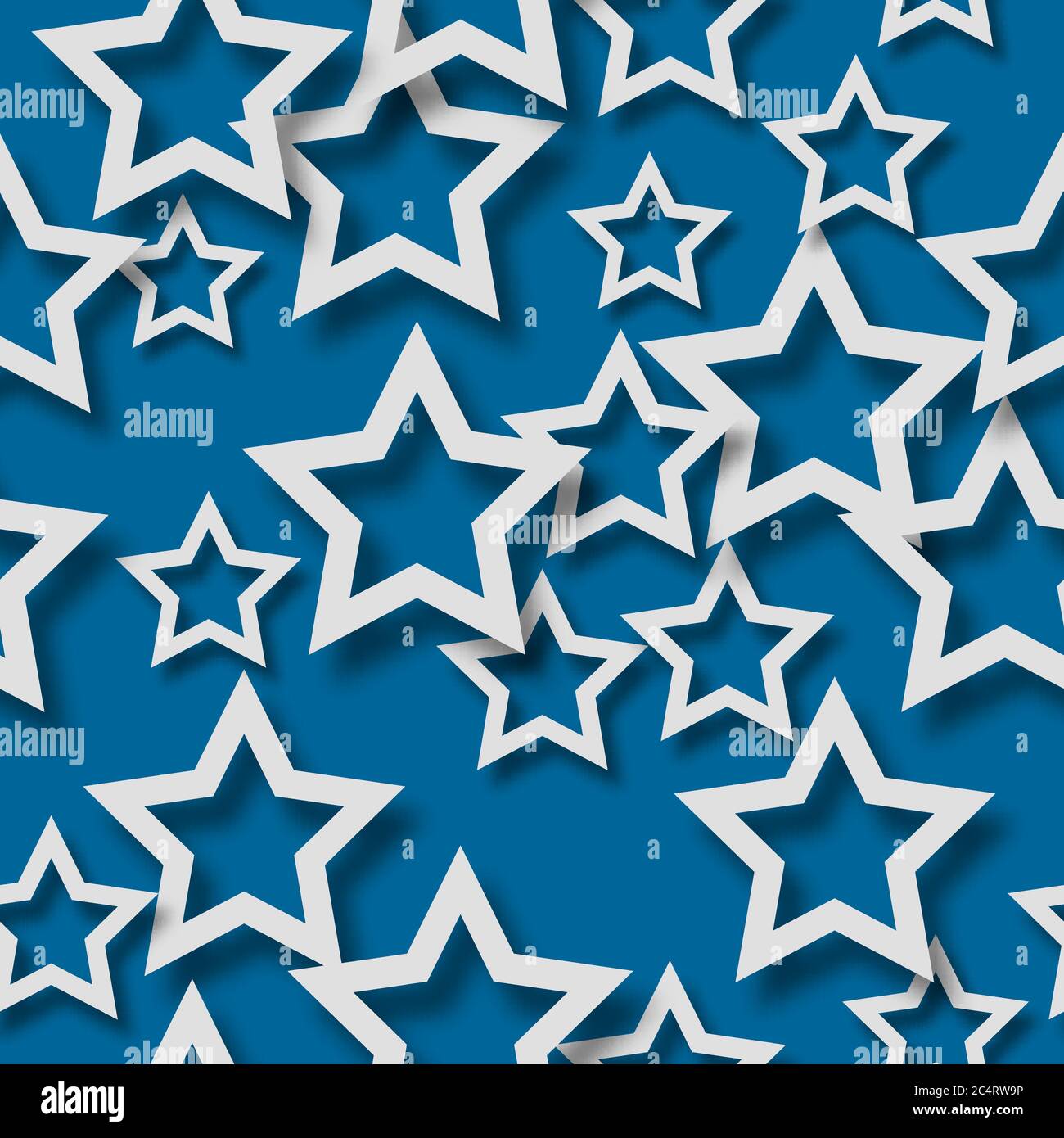 Blue background white stars pattern hi-res stock photography and images ...