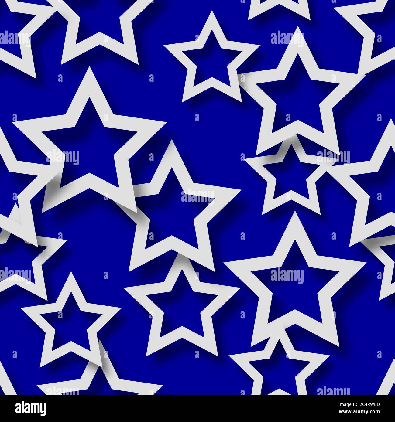 Blue background white stars pattern hi-res stock photography and images ...