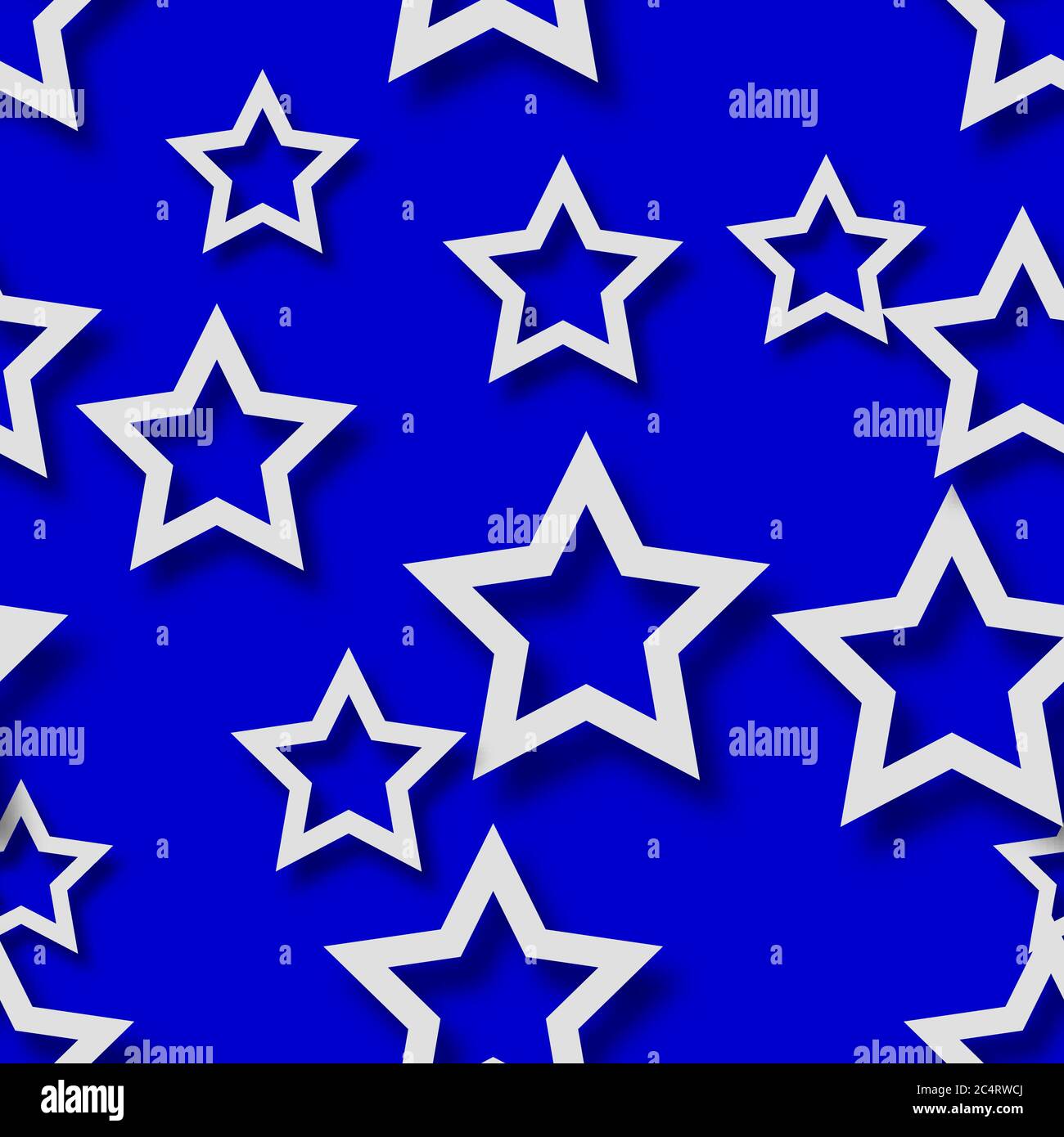 Blue background white stars pattern hi-res stock photography and images ...
