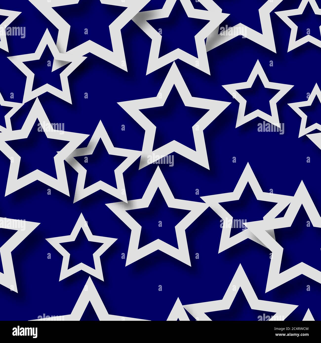 Blue background white stars pattern hi-res stock photography and images ...