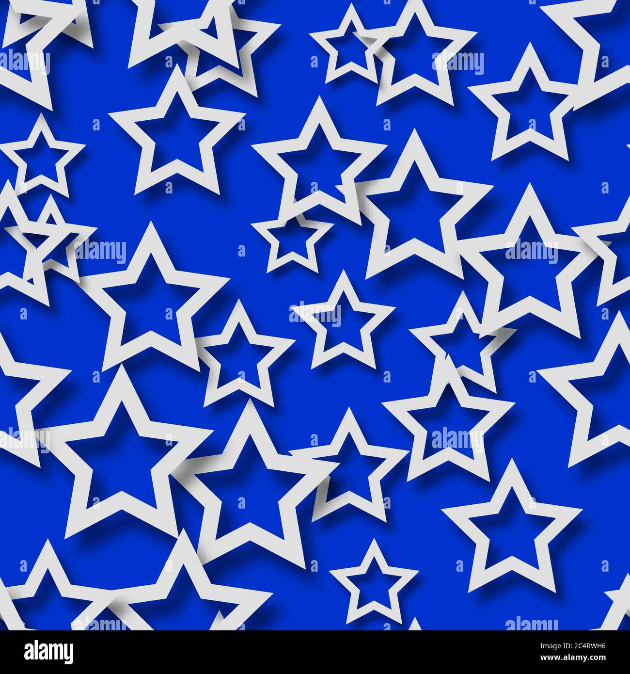 Blue background white stars pattern hi-res stock photography and images ...