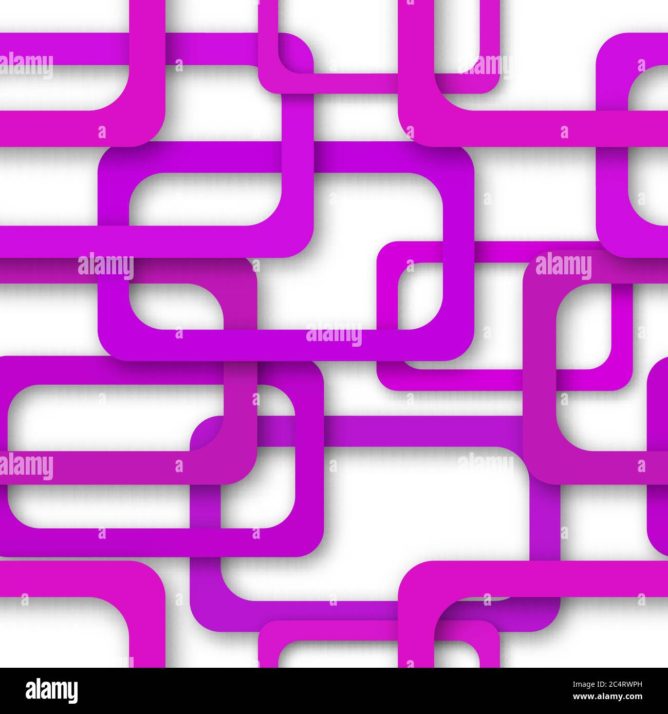 Abstract seamless pattern of randomly arranged purple rectangle frames ...