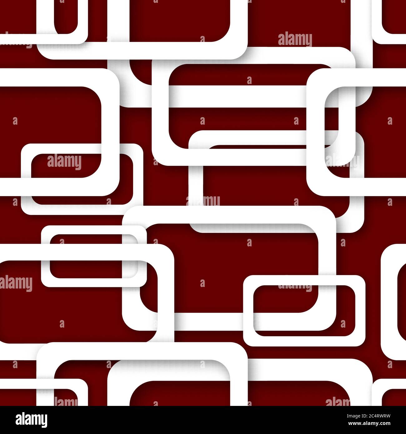 Abstract seamless pattern of randomly arranged white rectangle frames ...