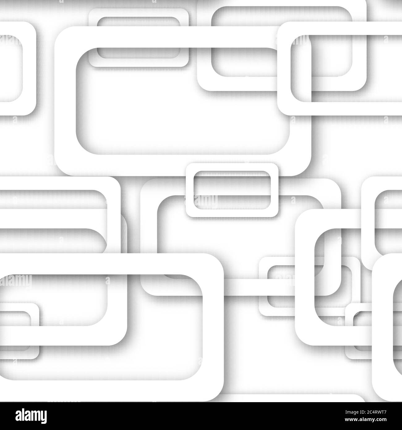 Abstract seamless pattern of randomly arranged gray rectangle frames ...