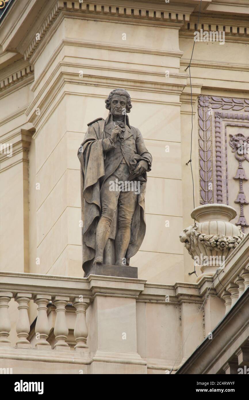 Statue of German composer Christoph Willibald Gluck designed by ...