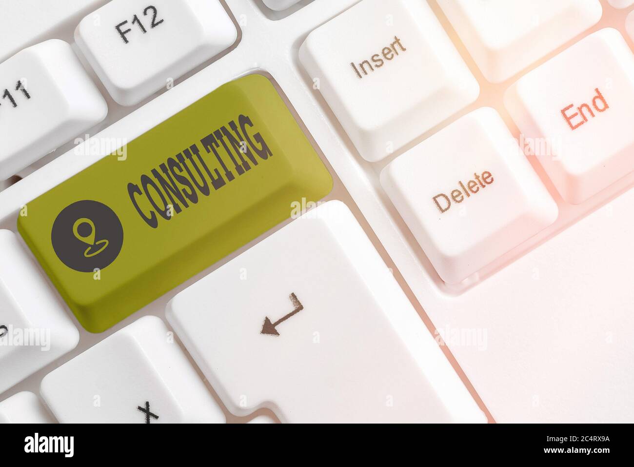 Writing note showing Consulting. Business concept for engaged in giving ...