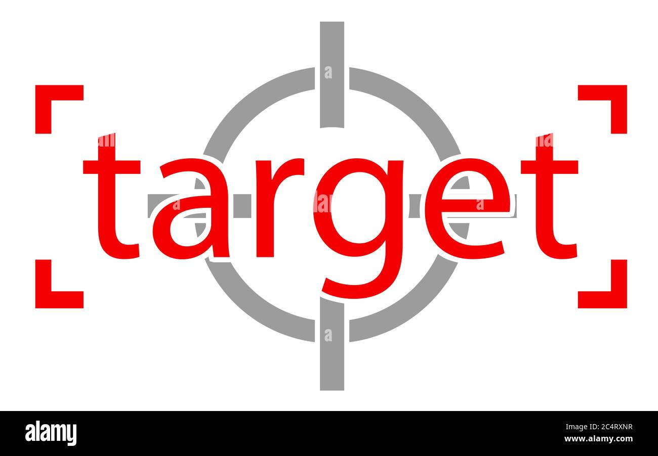 Red Target Word With Scope Icon 3D Rendering Stock Photo Alamy red-target-word-with-scope-icon-3d-rendering-stock-photo-alamy