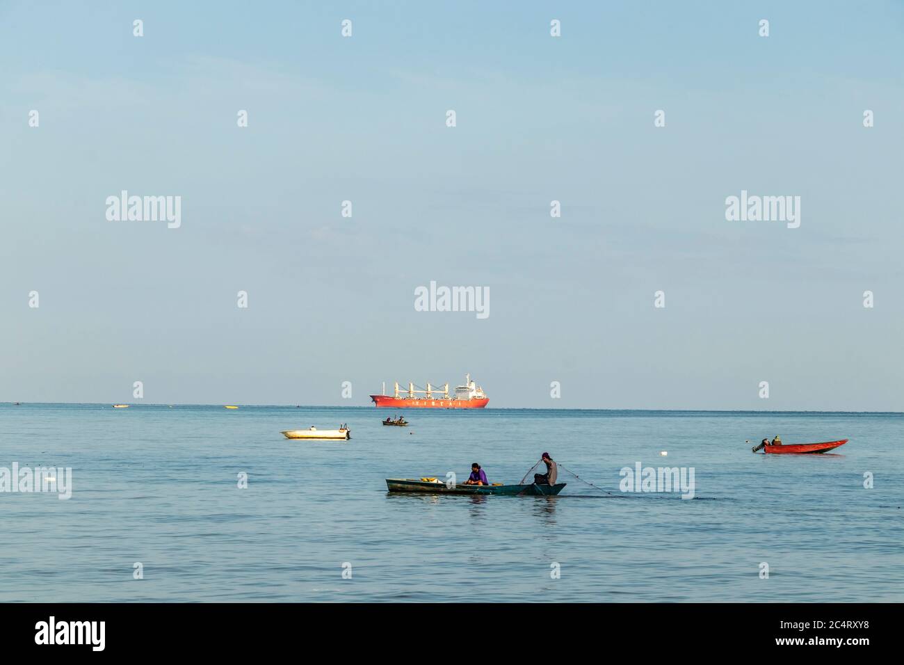 Kota kinabalu city mosque at likas bay hi-res stock photography and ...
