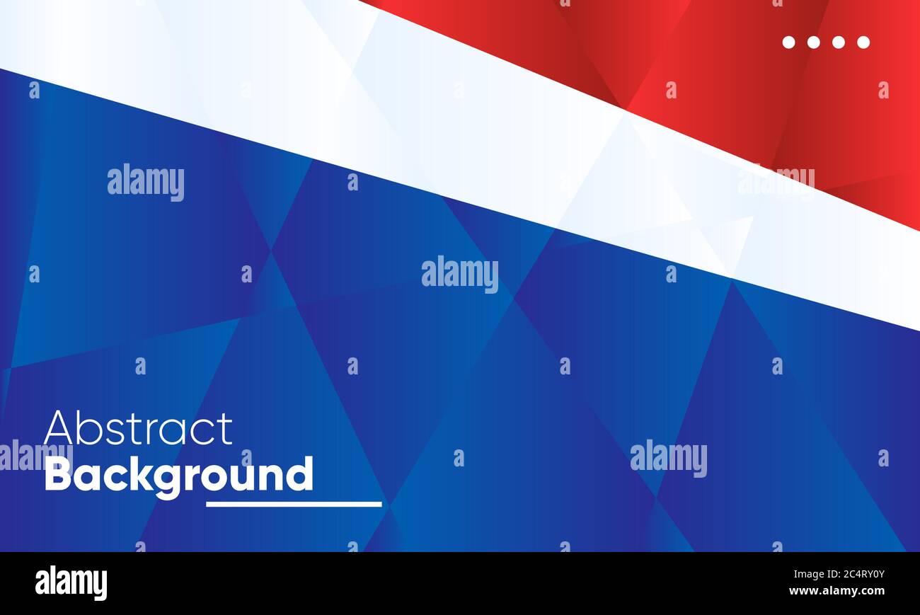 background low poly red blue white colors Stock Vector Image & Art - Alamy