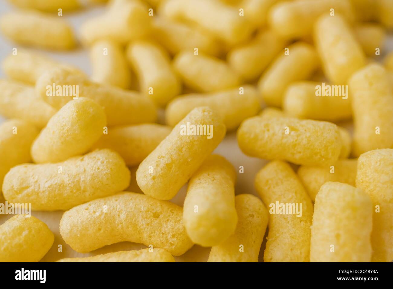 Corn sticks with milk Stock Photo - Alamy
