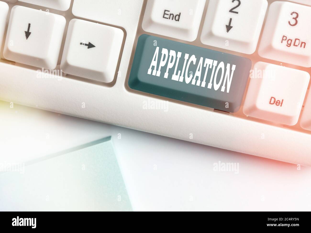 Conceptual Hand Writing Showing Application Concept Meaning An Order For Something Formal And