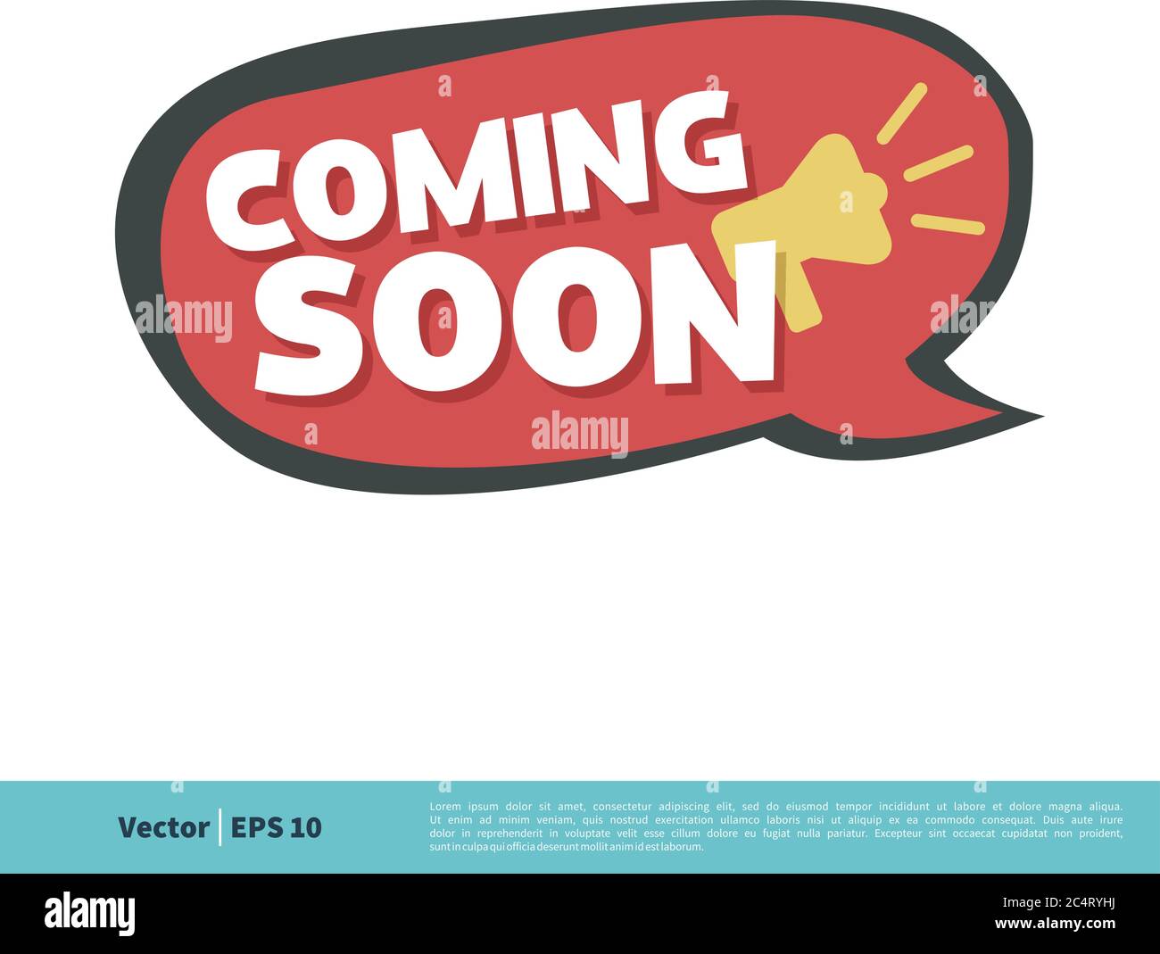 Coming Soon Letter Vector Template Illustration Design. Vector EPS 10 ...