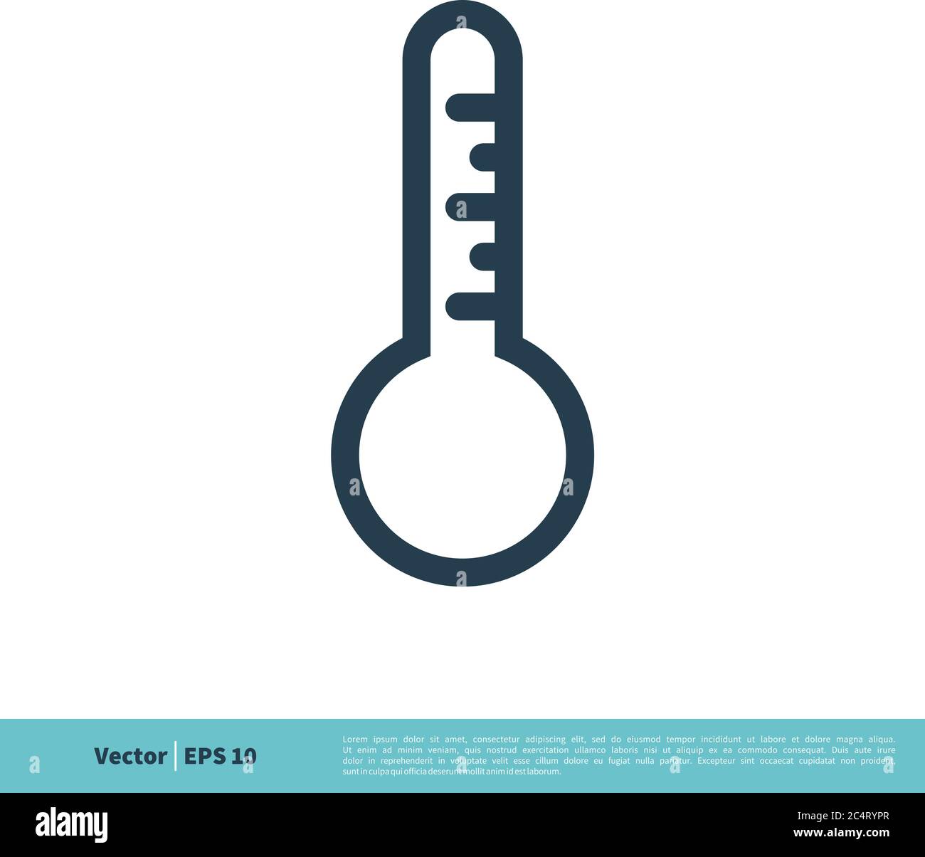 Thermometer Icon Vector Logo Template Illustration Design. Vector EPS ...