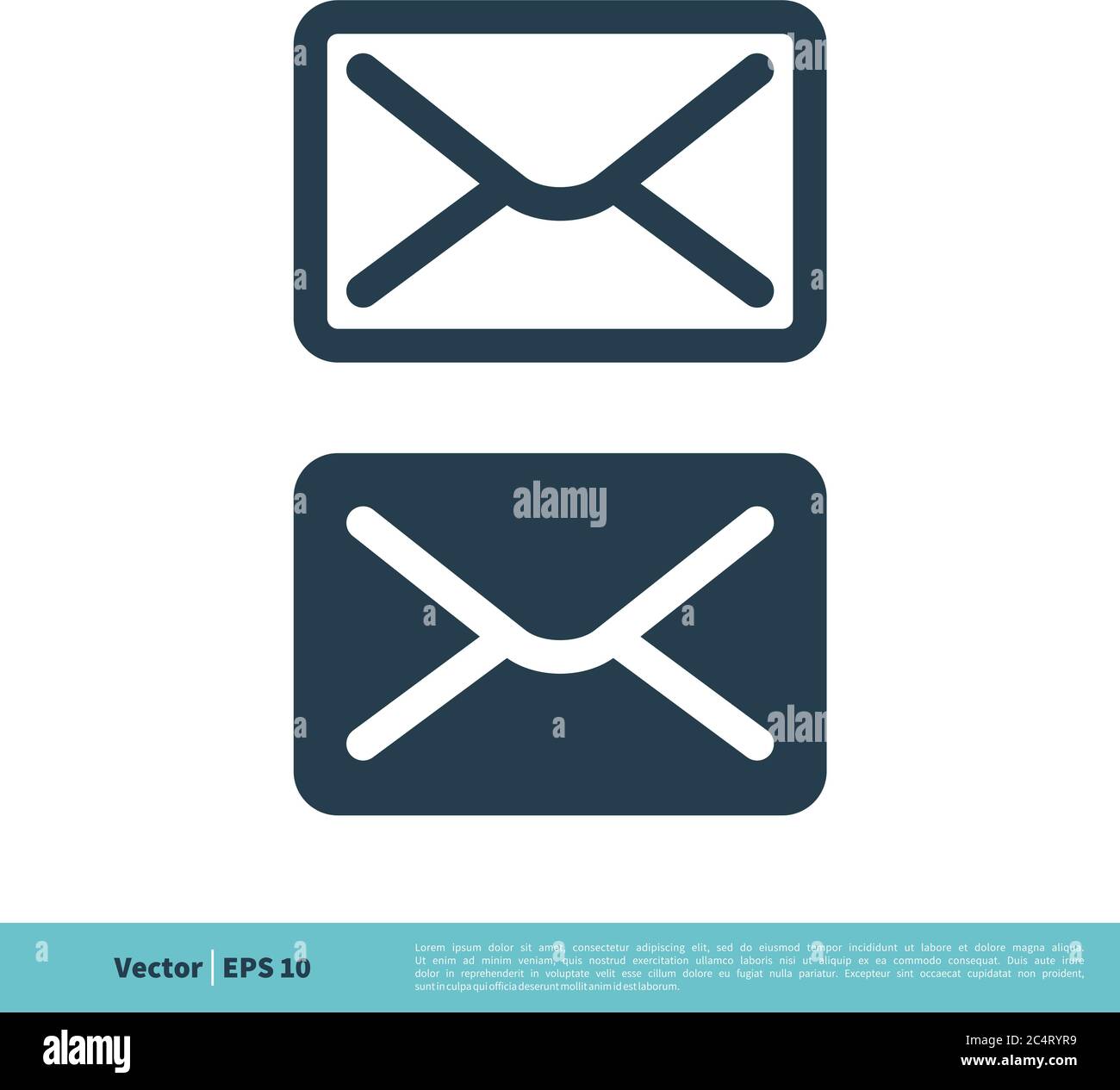 Envelope Icon Vector Logo Template Illustration Design. Vector EPS 10 ...