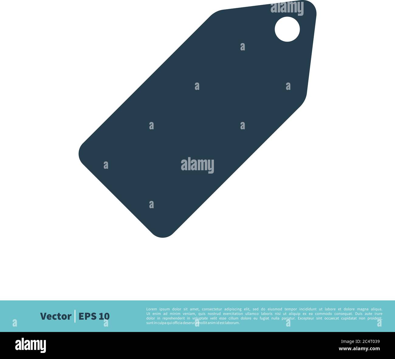 Hang Tag Icon Vector Logo Template Illustration Design. Vector EPS 10 ...