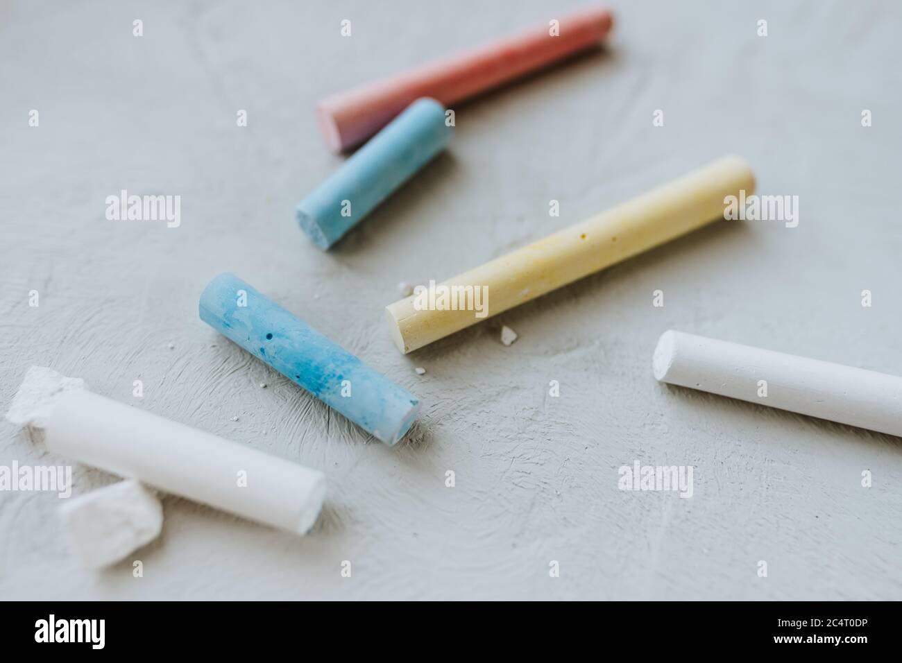 Multi colored crayons Stock Photo - Alamy