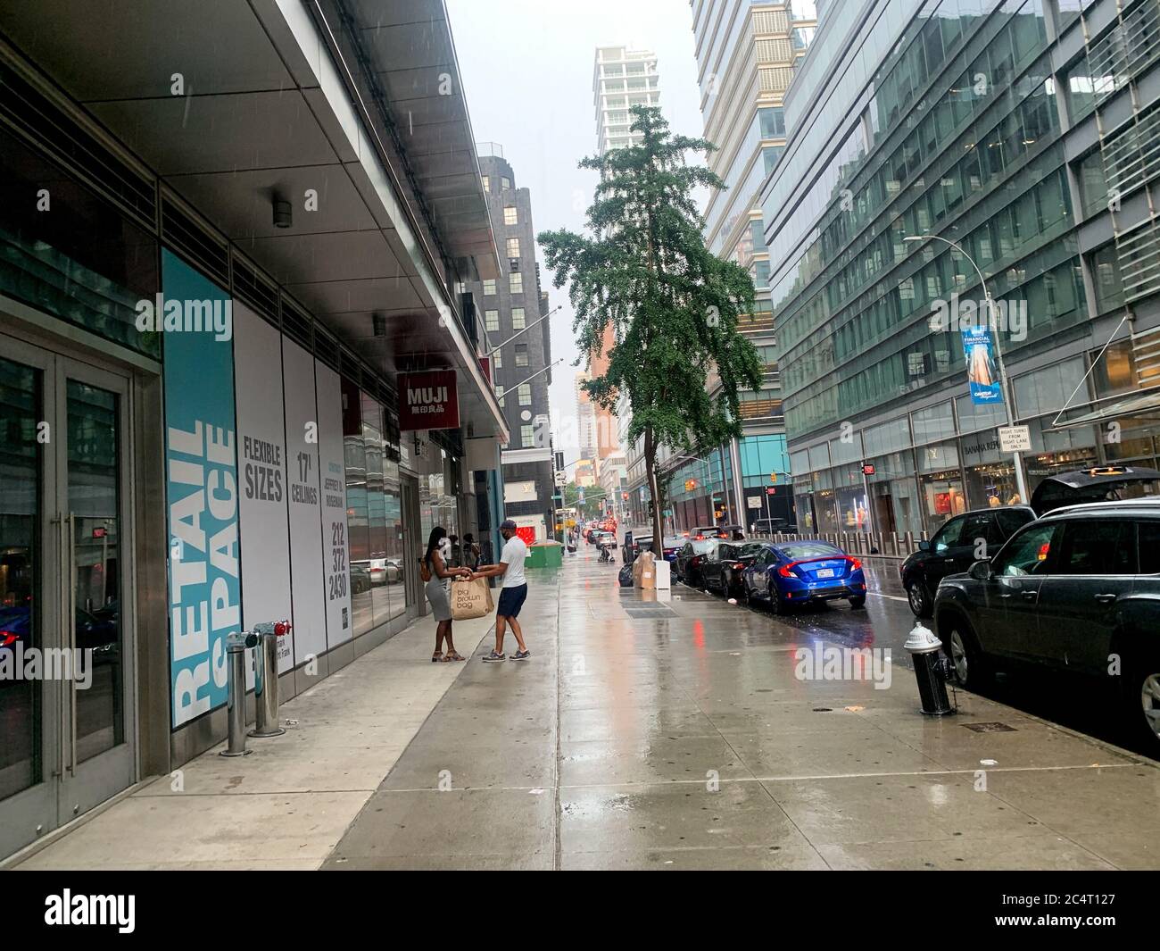 New York, New York, USA. 28th June, 2020. (NEW) Heavy rainfall in New ...