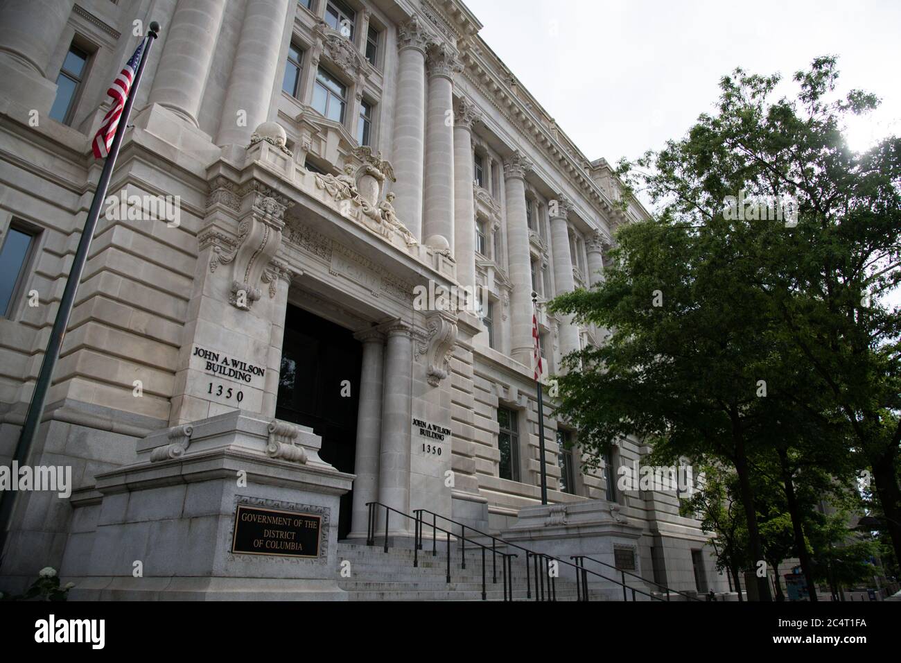 Washington, USA. 28th June, 2020. A general view of the John A. Wilson ...
