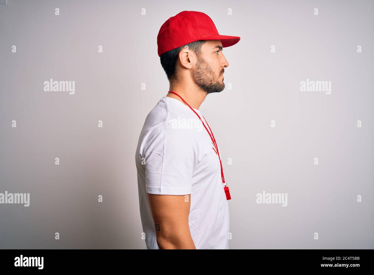 Profile head whistle hi-res stock photography and images - Alamy