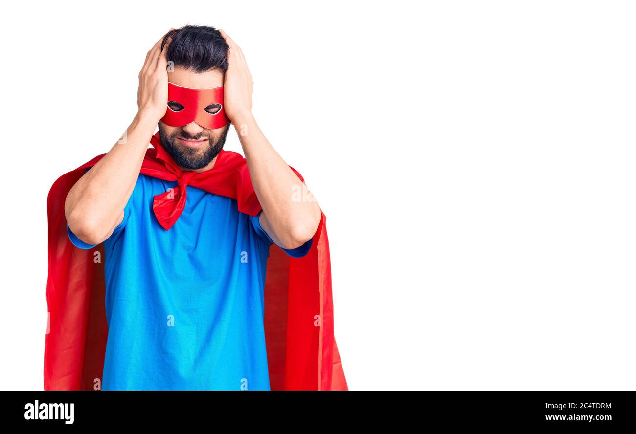 Face super hero comic angry hi-res stock photography and images - Alamy