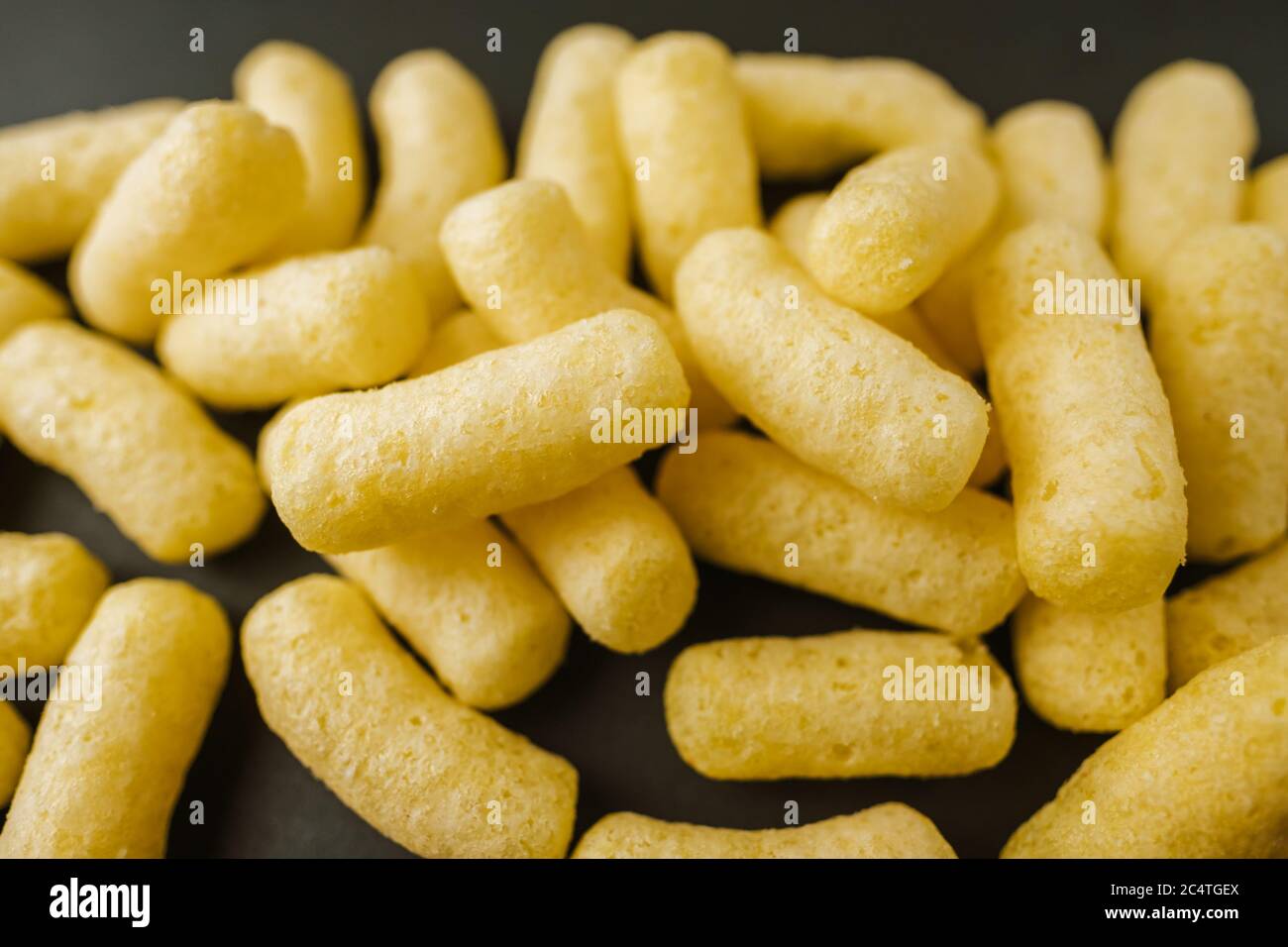 Corn sticks with milk Stock Photo - Alamy
