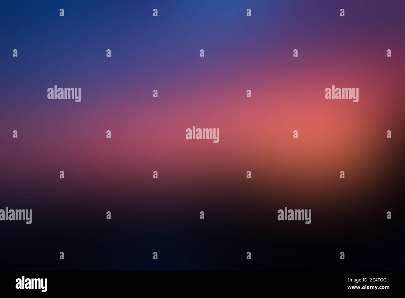 Illustration in warm beautiful gradient with dark blue and red color ...